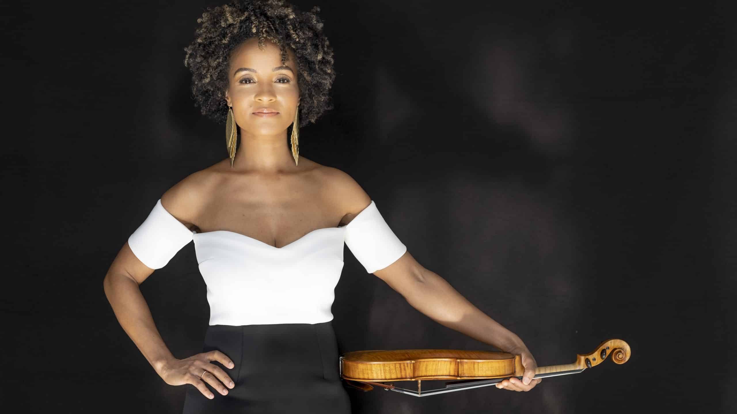 Award-winning violinist Melissa White visits students for a special ...